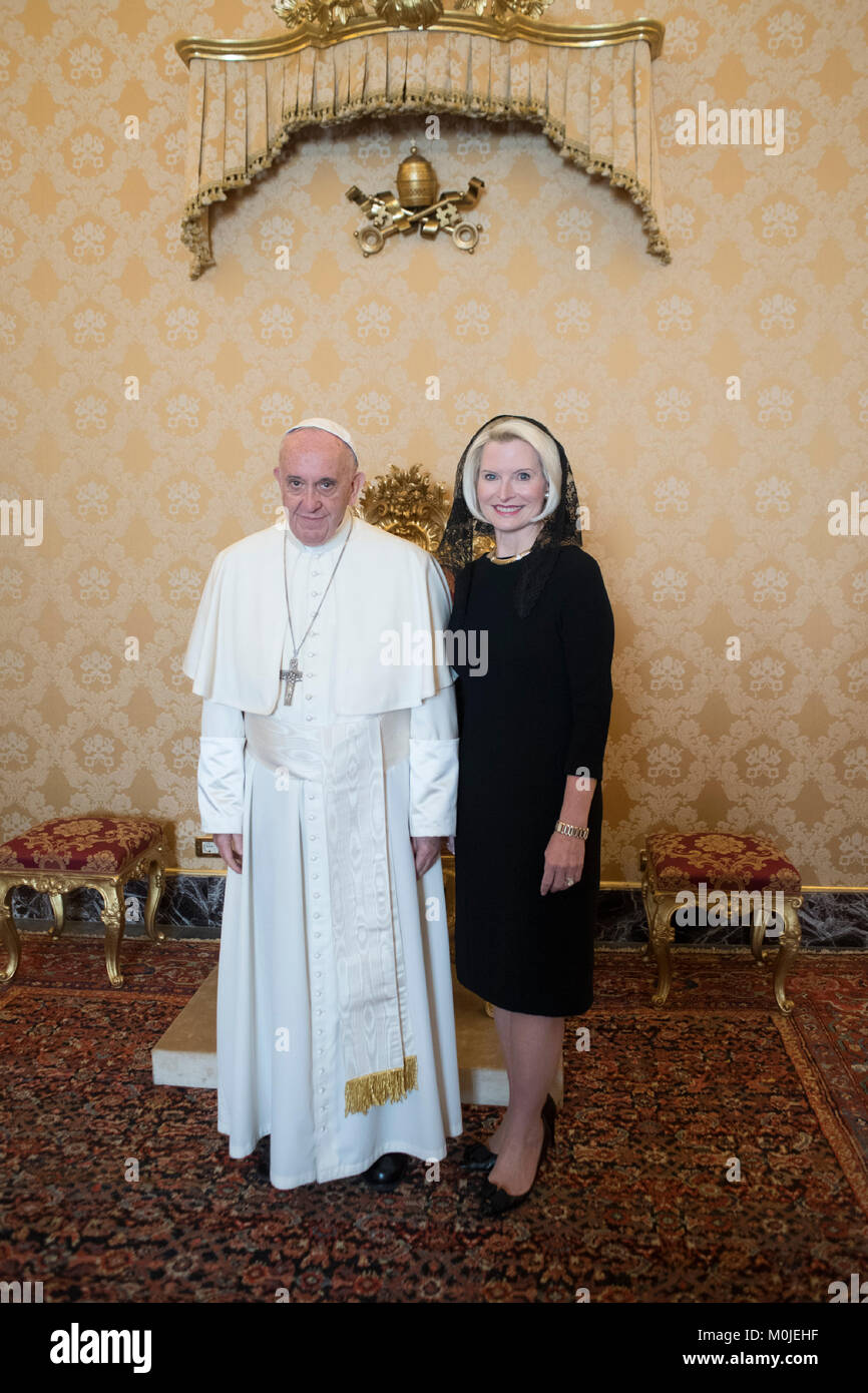Callista Gingrich, the U.S. ambassador designate to the Holy See, meets ...