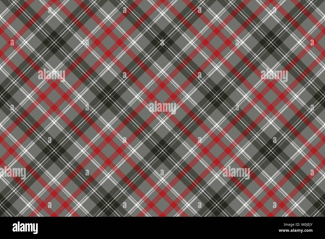 Gray check plaid pixel seamless pattern. Vector illustration Stock ...