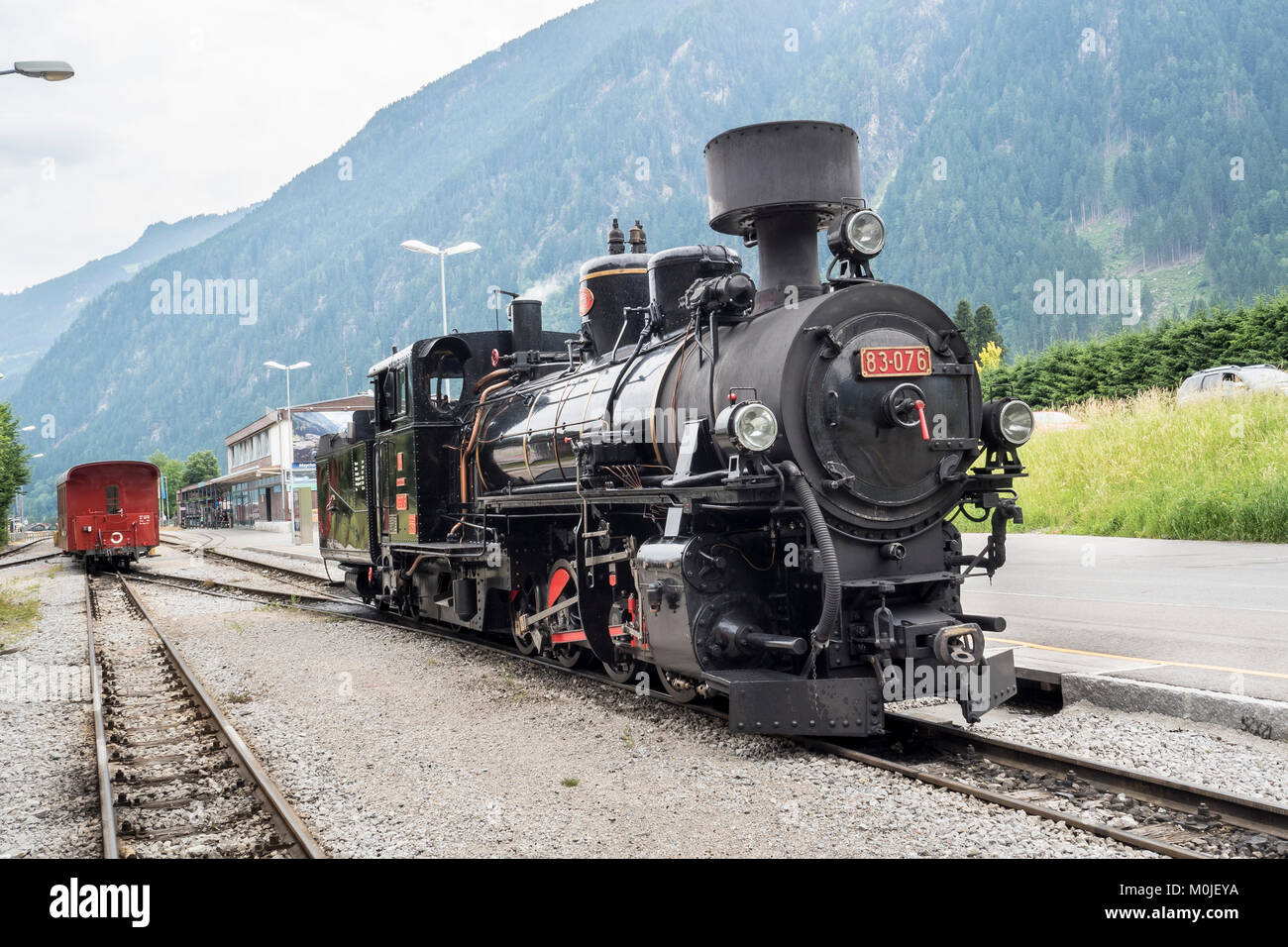 Steam Engine Mayrhofen, Austria Stock Photo - Alamy