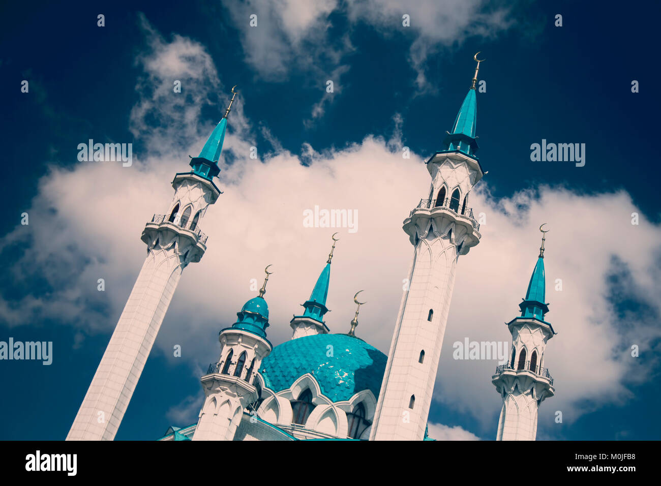 Intresting view of the Kul Sharif (Qolsherif, Kol Sharif, Qol Sharif ...