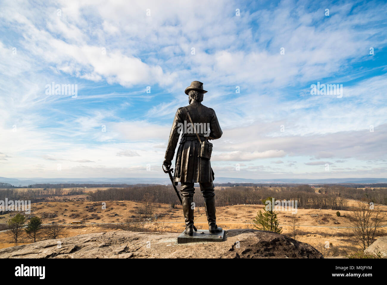 Little Round Top view Stock Photo - Alamy