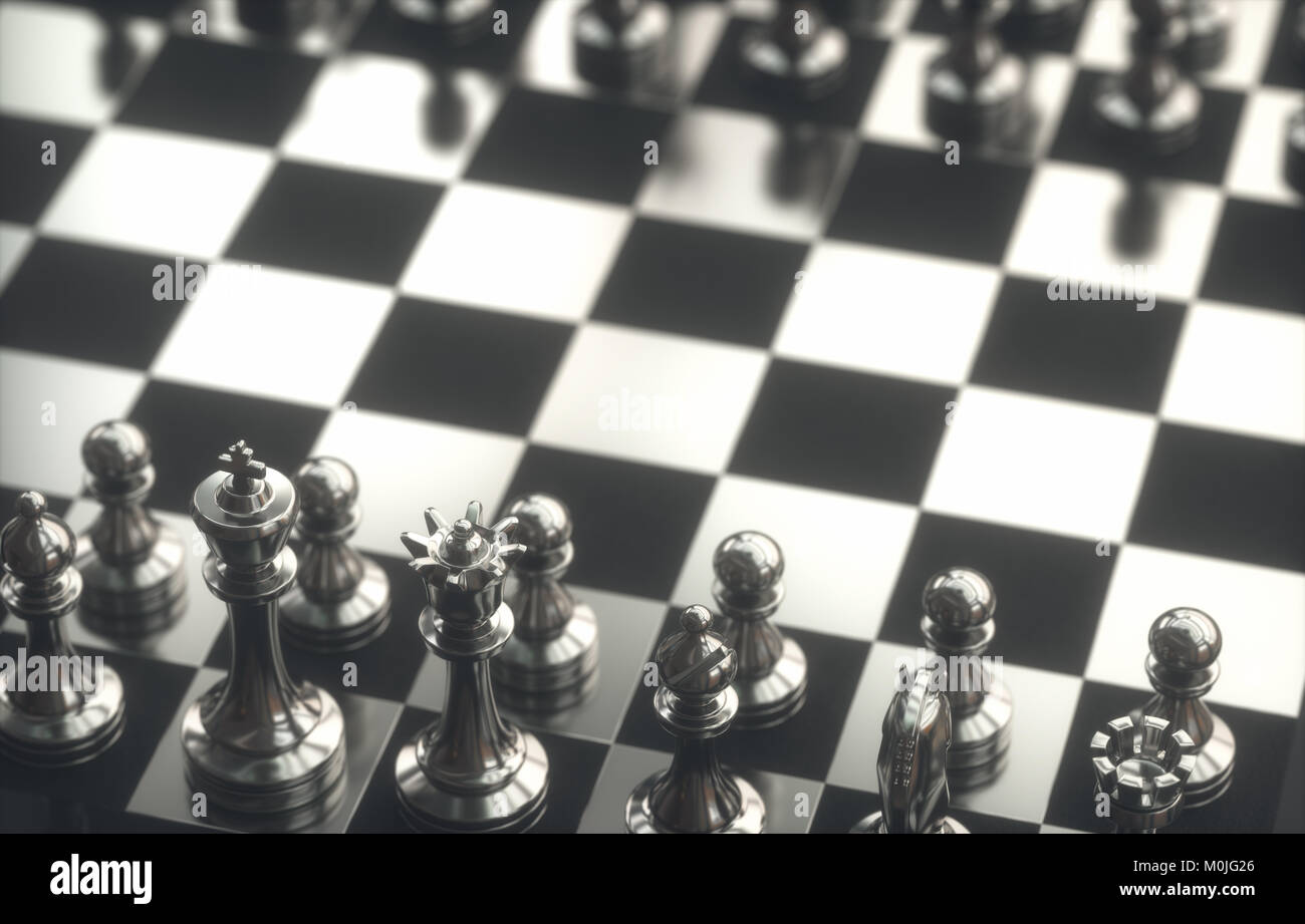 Pieces of chess game, image with shallow depth of field Stock Photo - Alamy