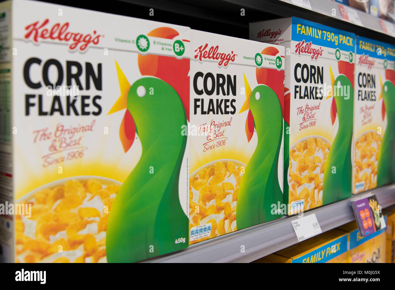 Supermarket uk cereal hi-res stock photography and images - Alamy