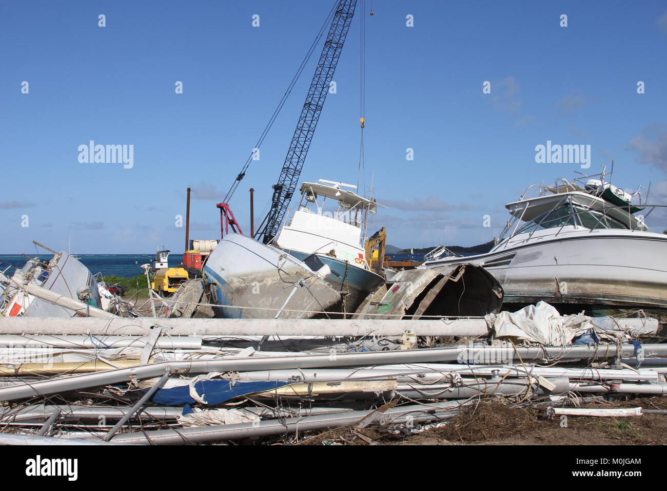 More than 20 damaged or destroyed marine vessels that were recovered ...