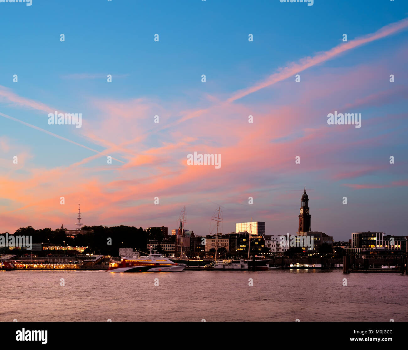 Panoramic picture of harbor hi-res stock photography and images - Alamy