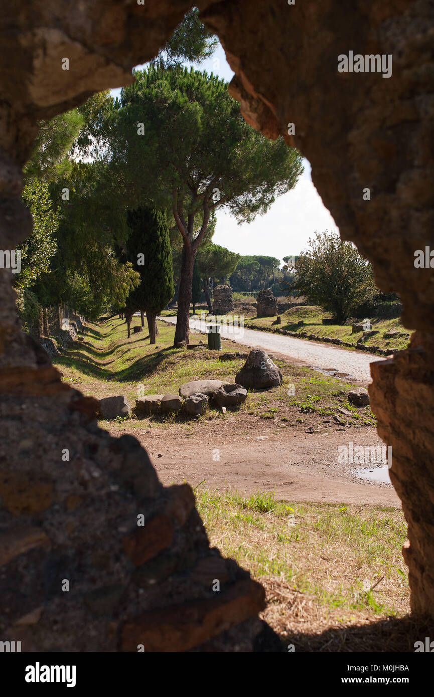 Rome italy via appia antica hi-res stock photography and images - Alamy
