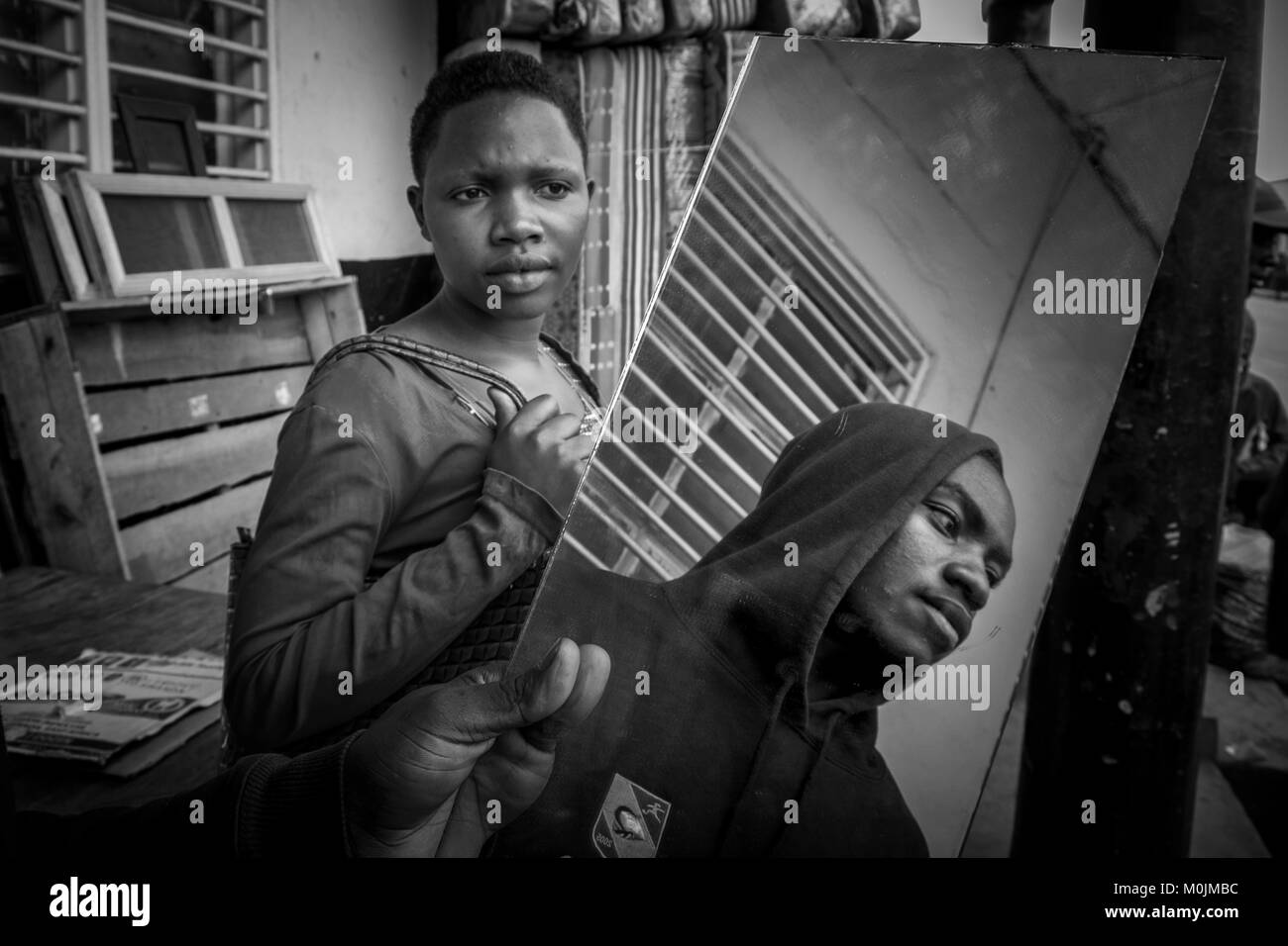 Rwanda, Cyangugu, daily life Stock Photo - Alamy