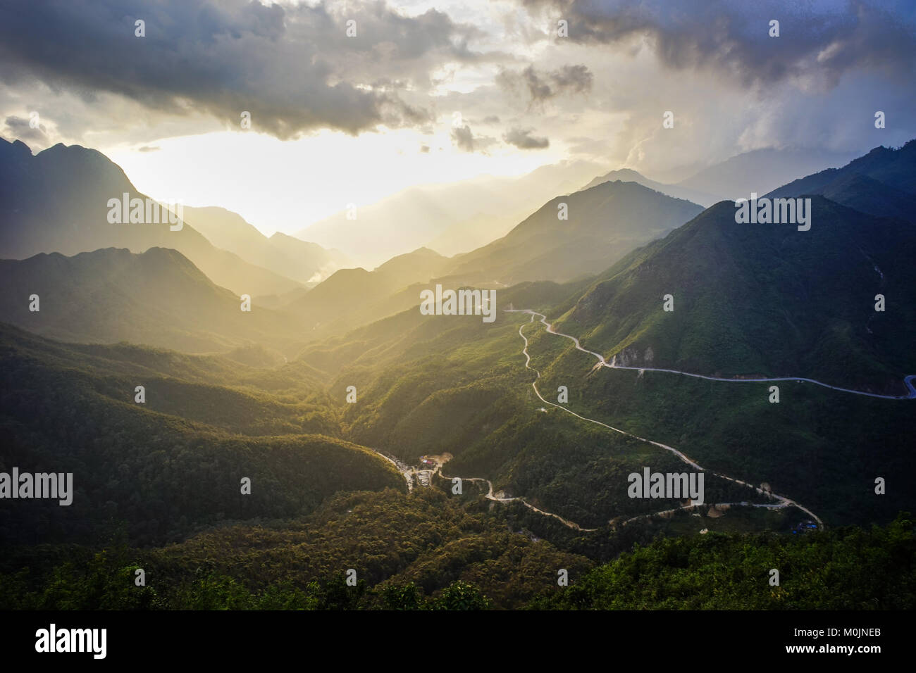 Fansipan highest mountain hi-res stock photography and images - Alamy