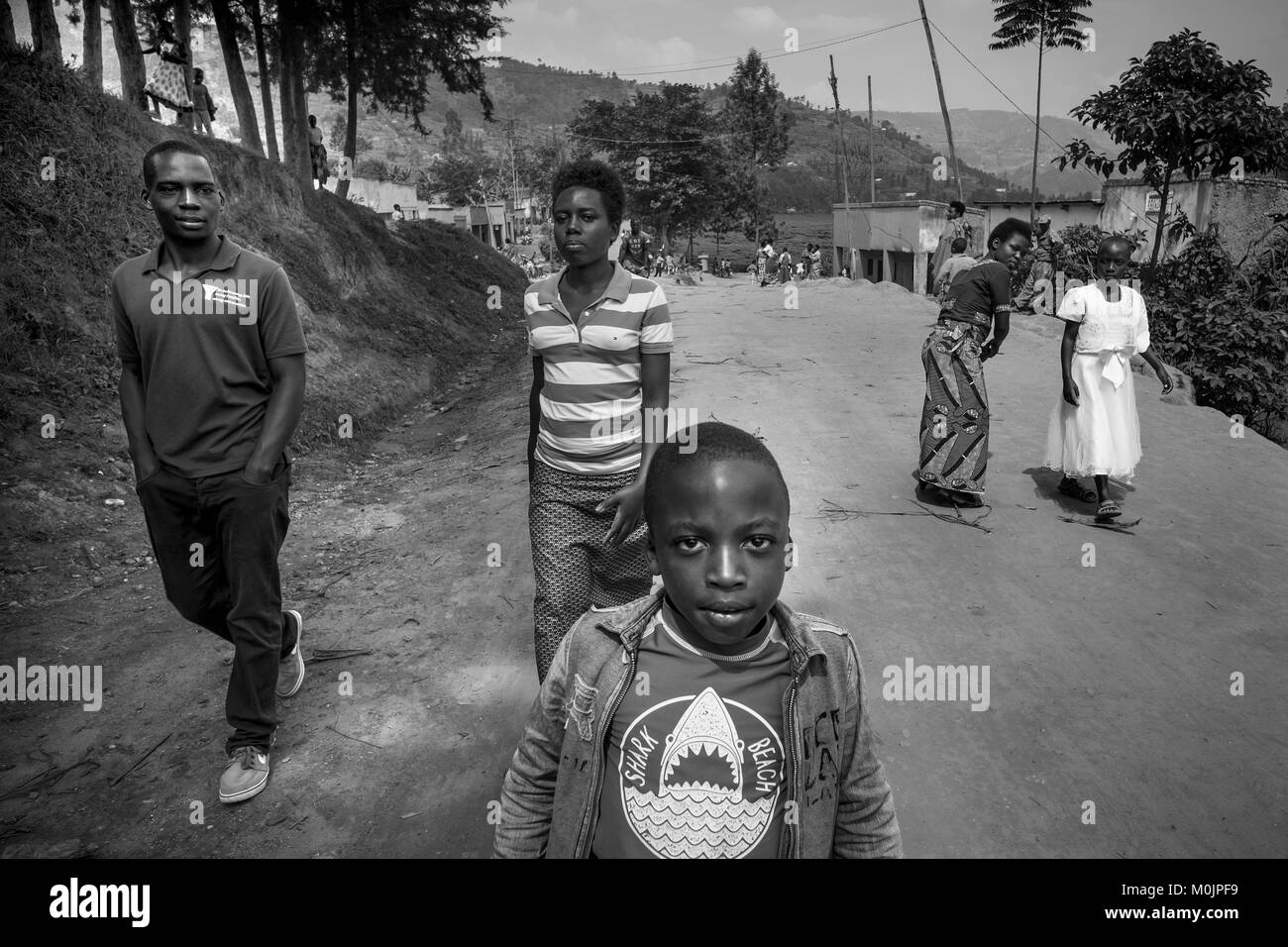 Rwanda, surroundig of Byumba, daily life Stock Photo - Alamy