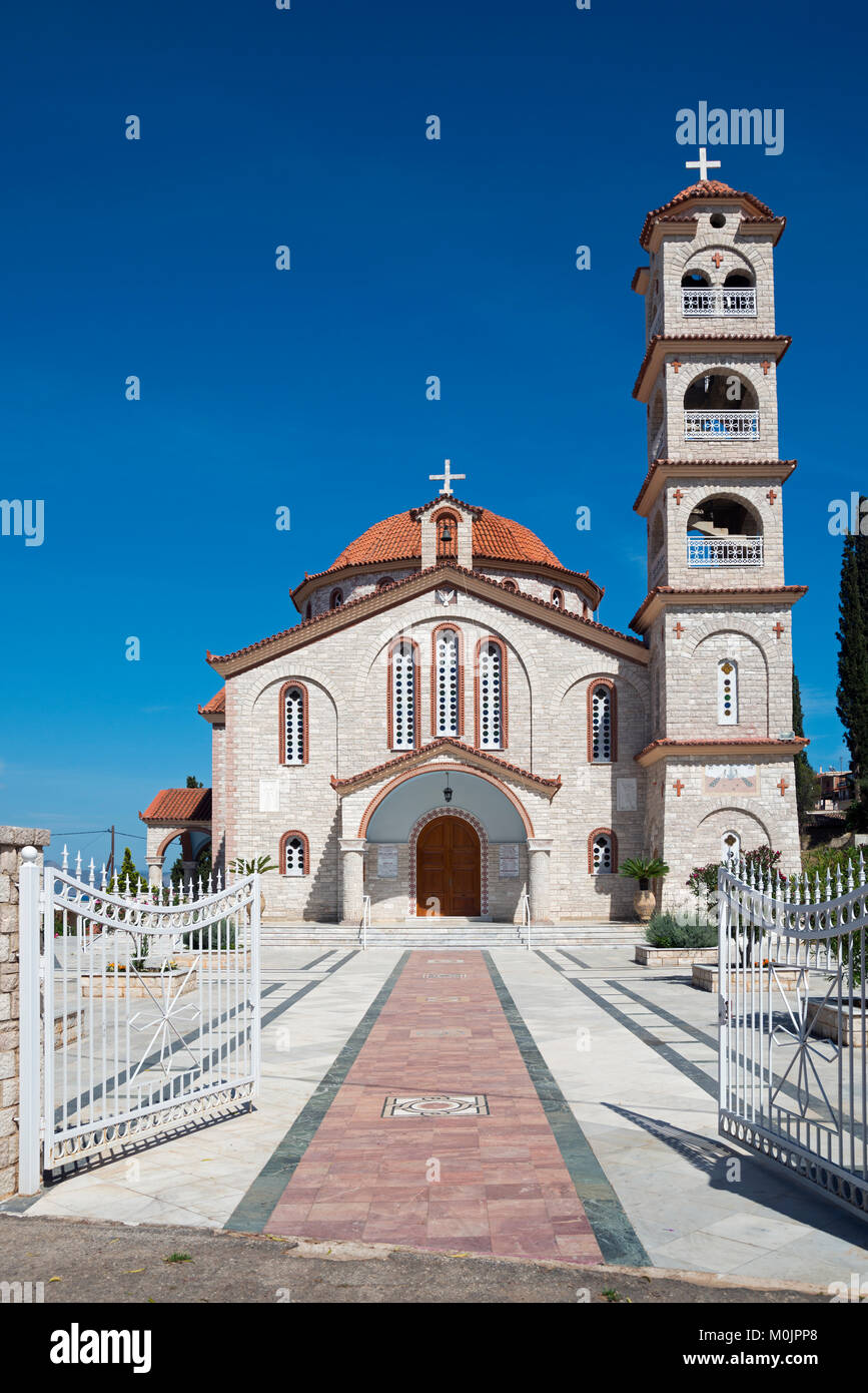 Church of the Assumption, Kiveri, Argolis, Peloponnese, Greece Stock ...