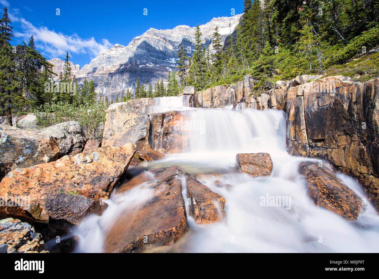 Giant Step Waterfall, Paradise Valley, Banff National Park, Canada ...