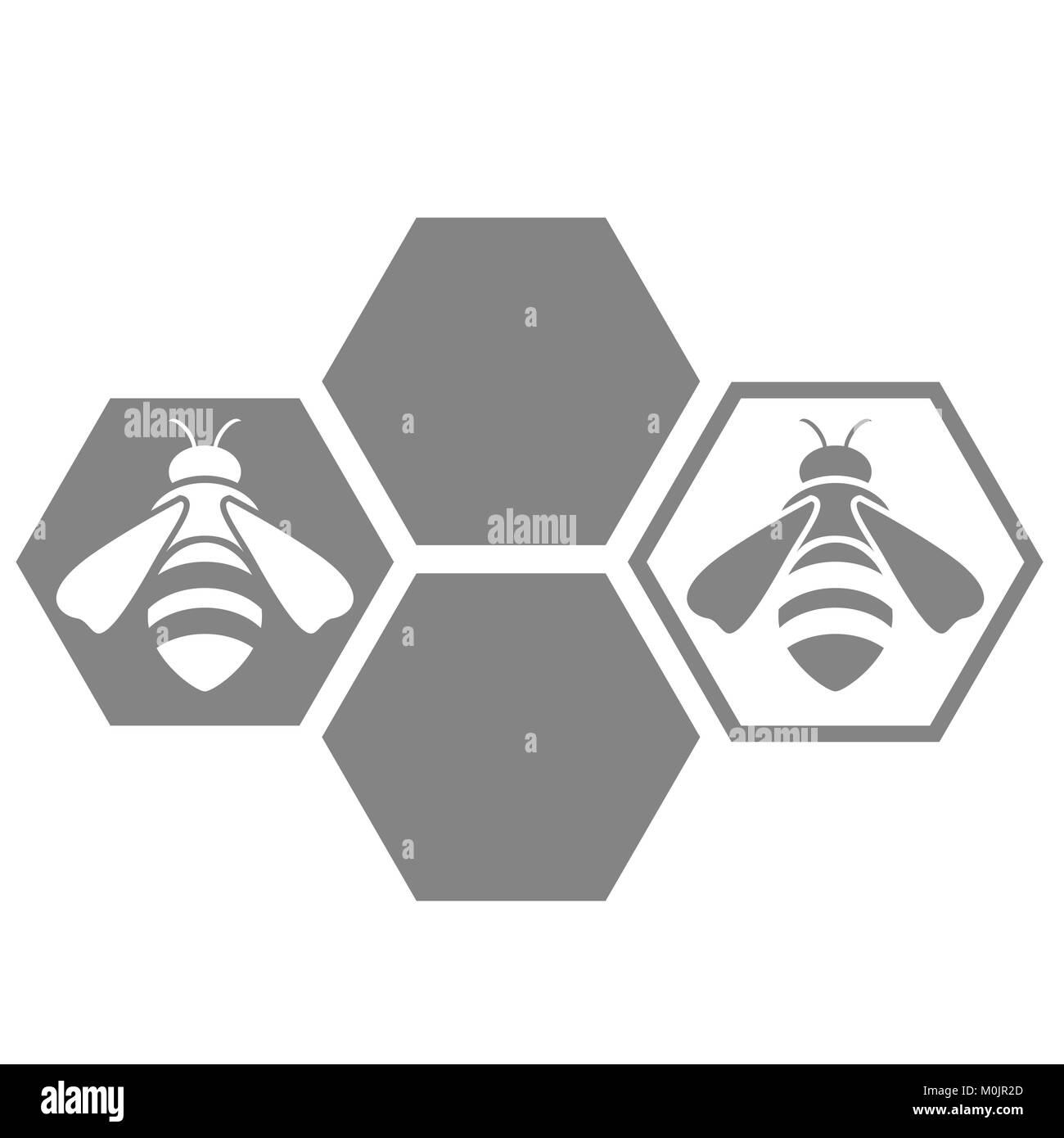 Poster art bee Stock Vector Images - Alamy