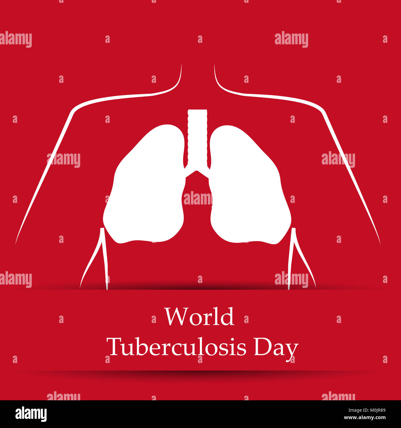 illustration of World Tuberculosis Day background Stock Photo - Alamy