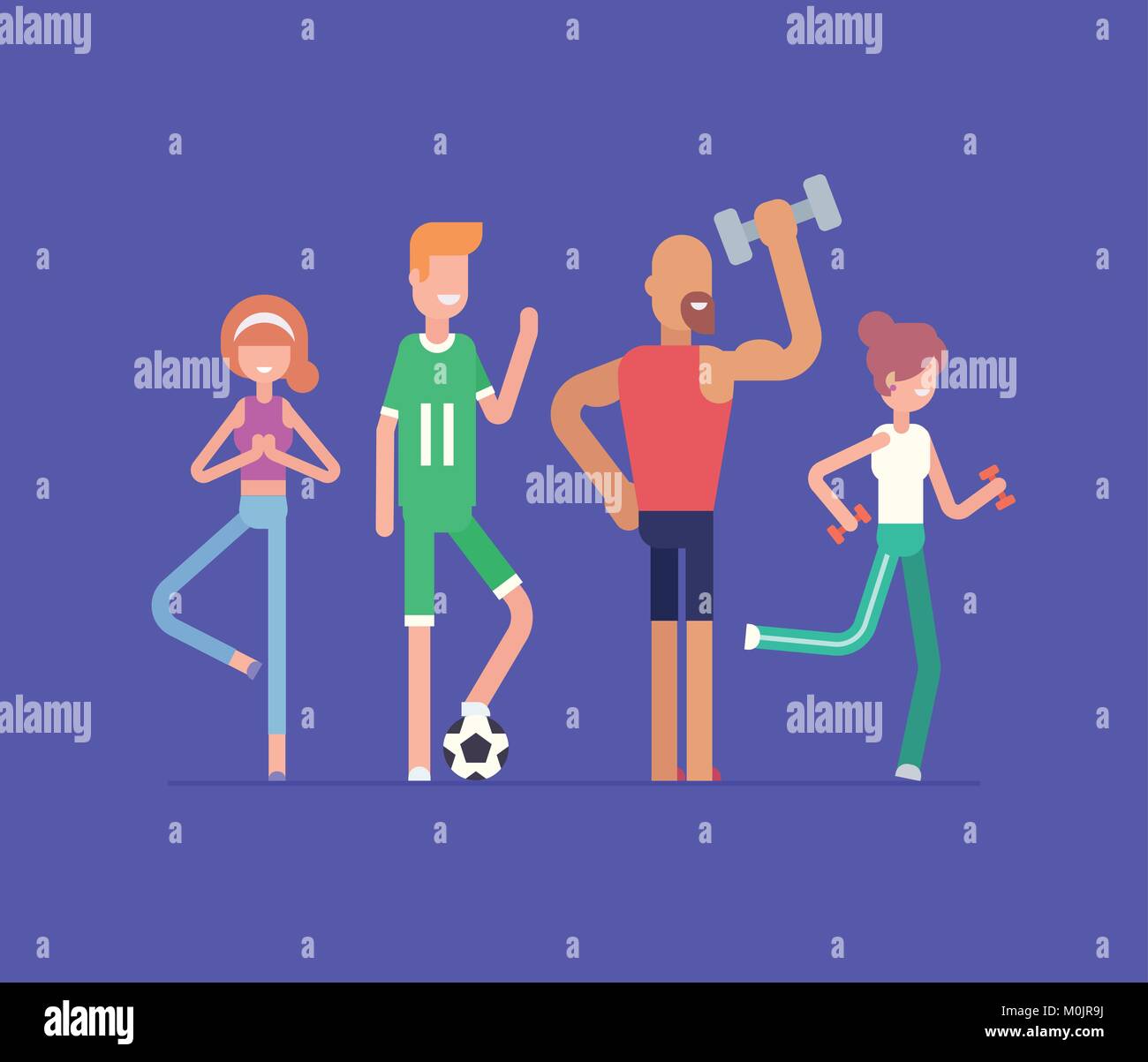 Keep active Stock Vector Images - Alamy