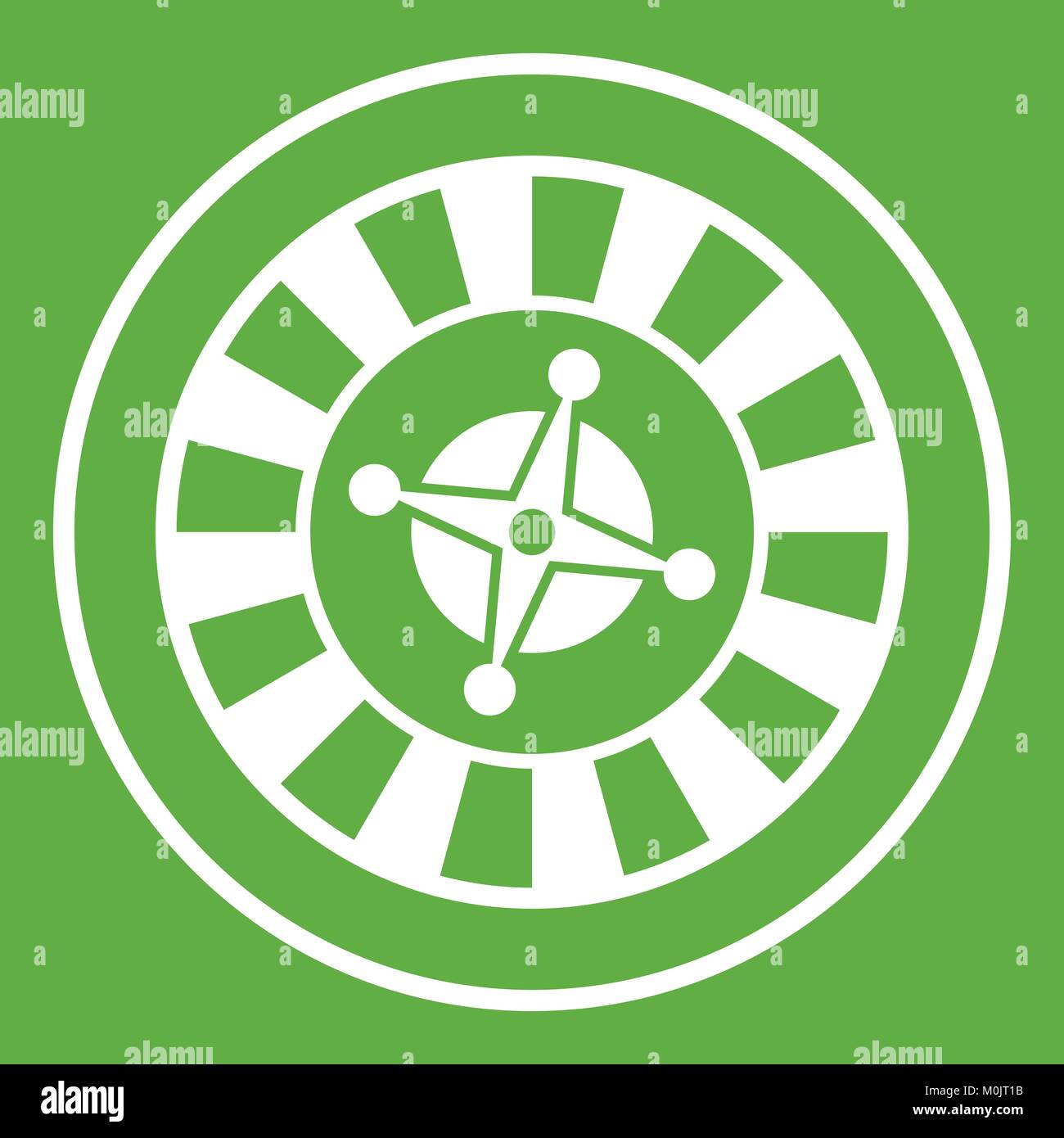 Casino gambling roulette icon green Stock Vector Image & Art - Alamy