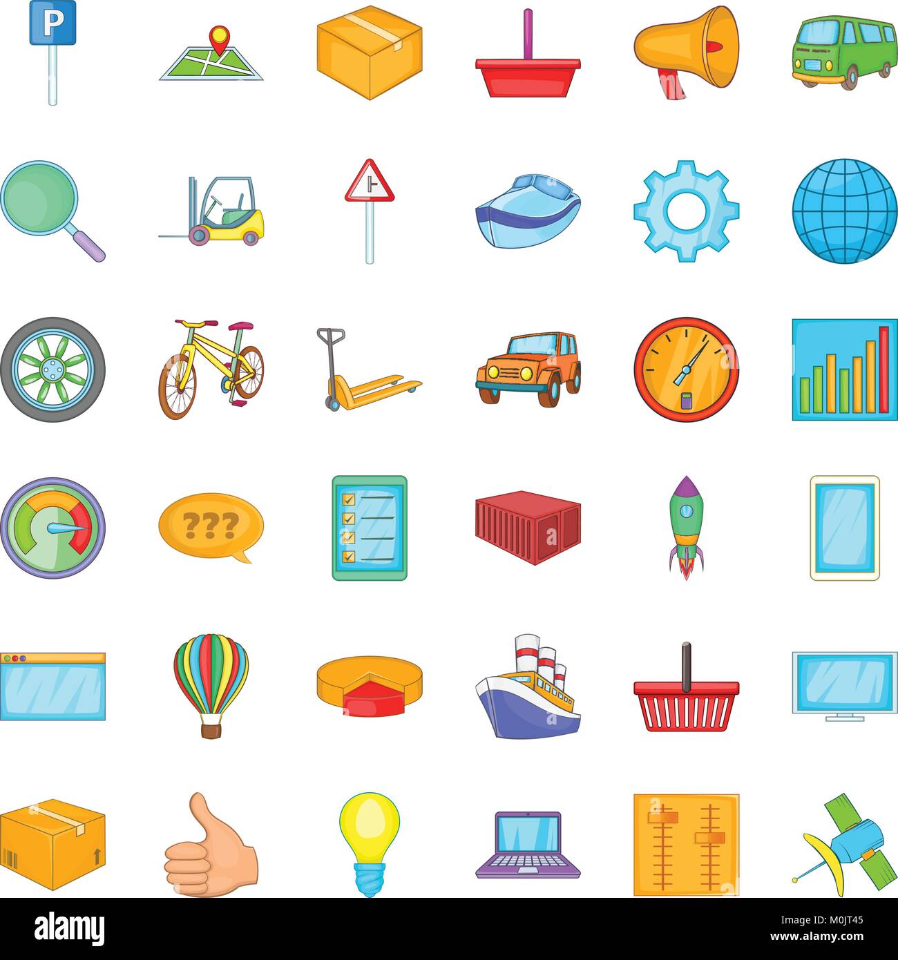 State order icons set, cartoon style Stock Vector Image & Art - Alamy