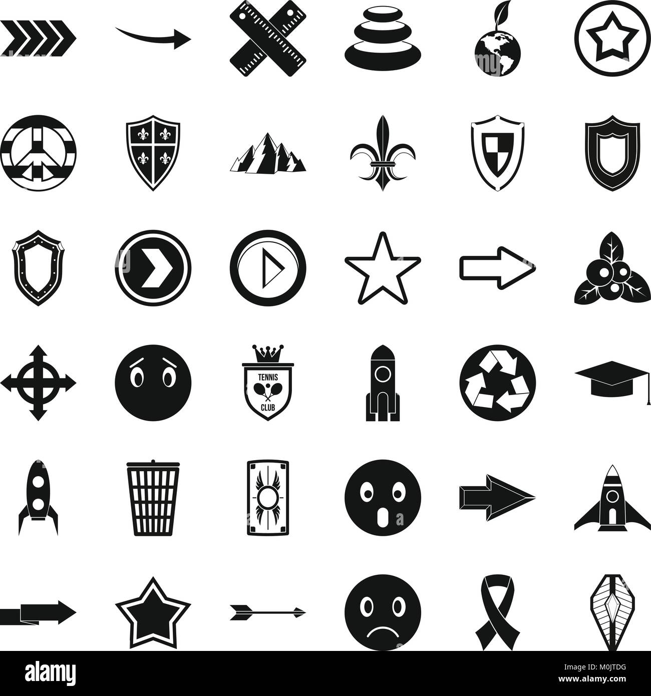 Company logotype icons set, simple style Stock Vector Image & Art - Alamy