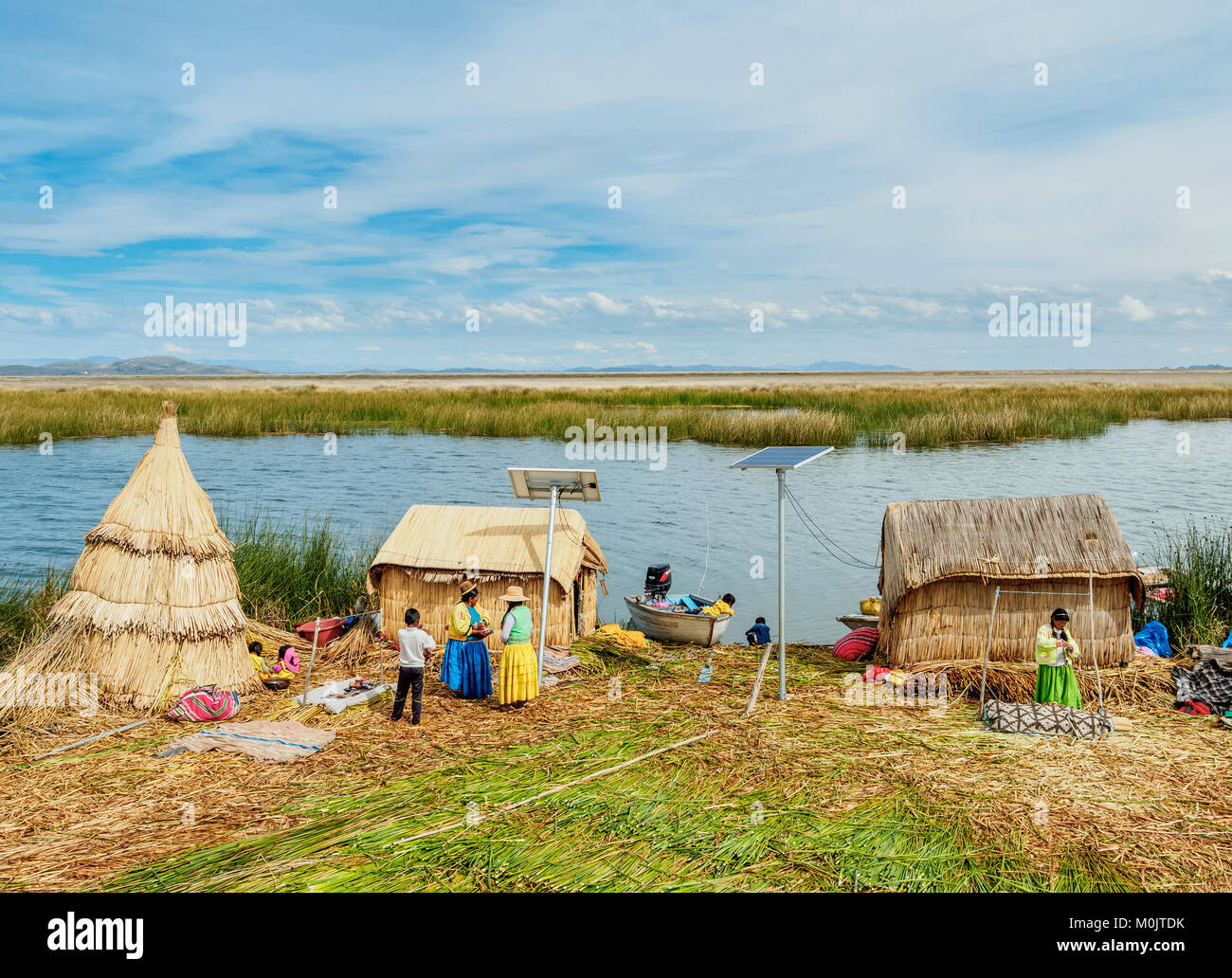 Floating reed island hi-res stock photography and images - Alamy