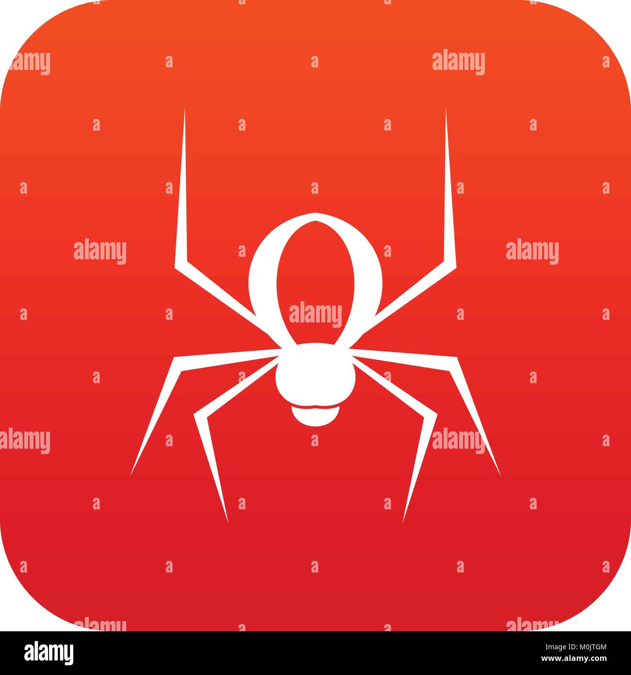 Spider icon digital red Stock Vector Image & Art - Alamy