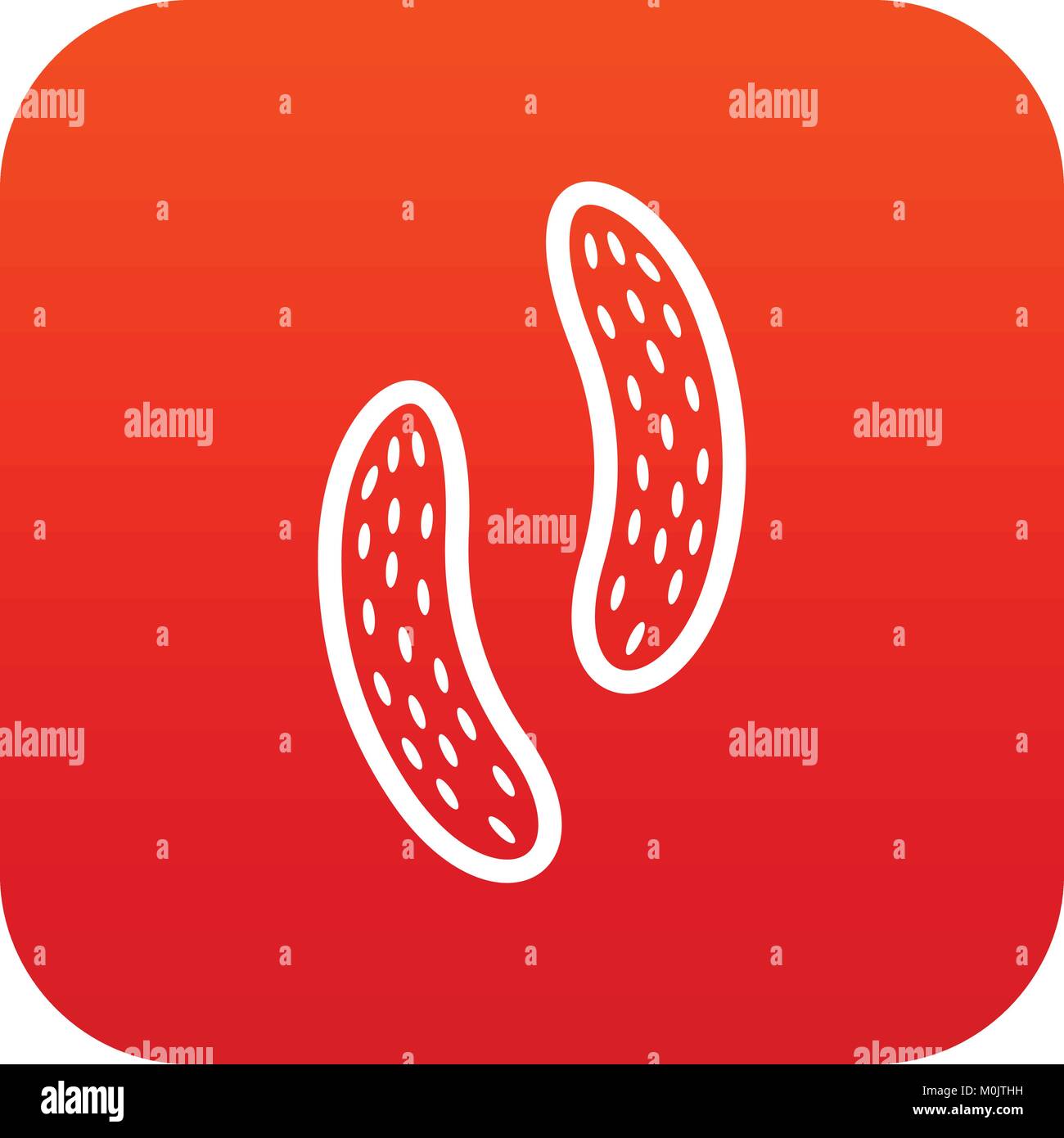 Epithelial cell icon digital red Stock Vector Image & Art - Alamy