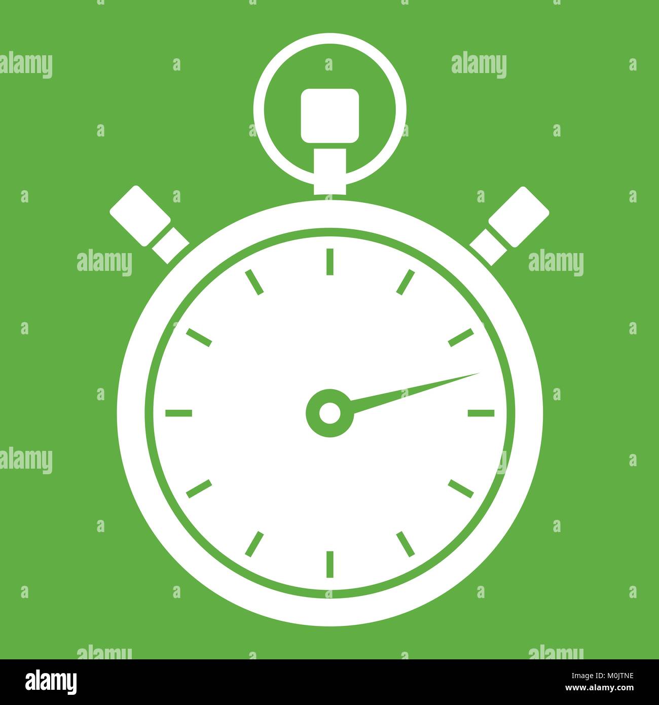 Stopwatch icon green Stock Vector Image & Art - Alamy