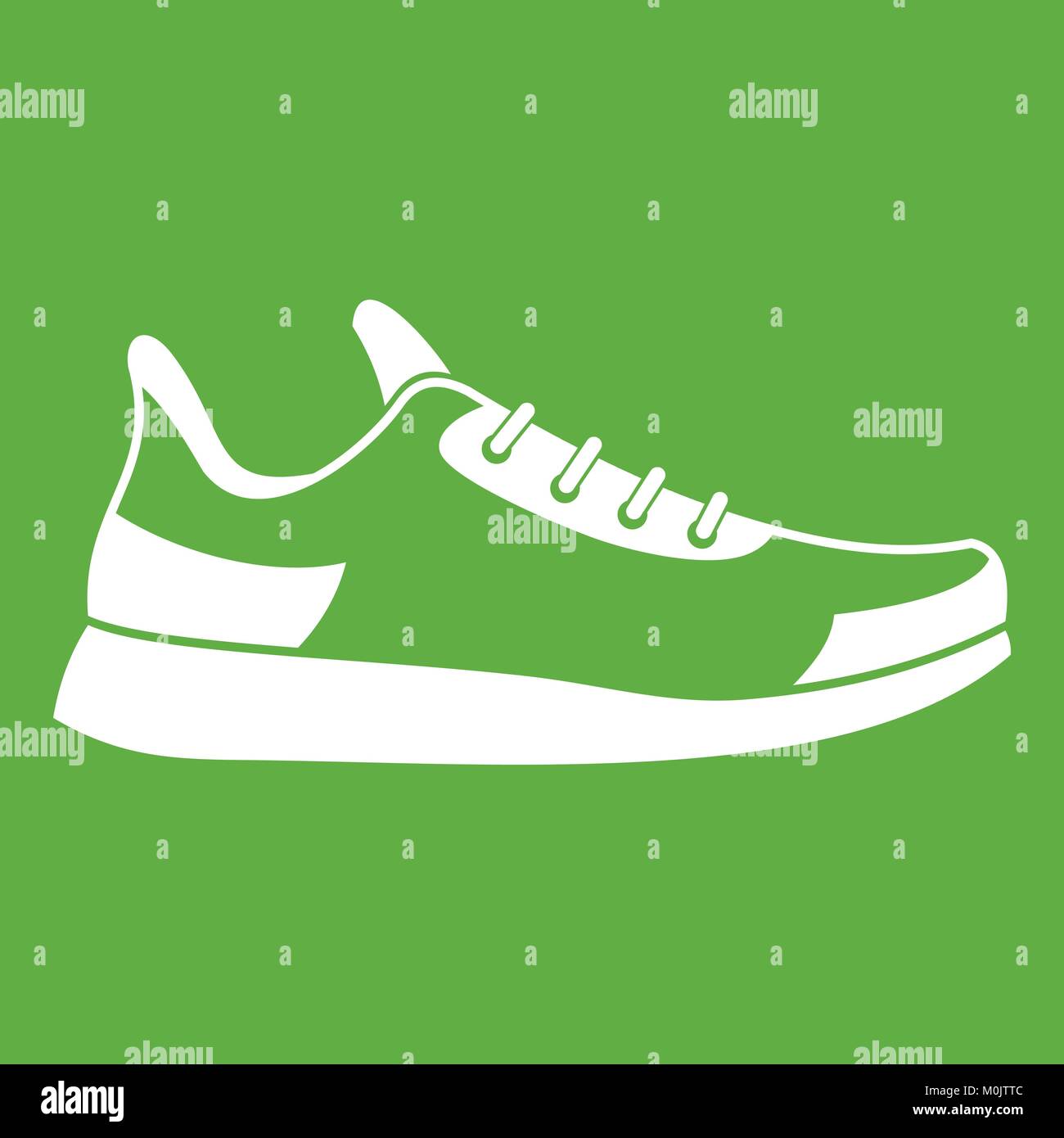 Sneaker icon green Stock Vector Image & Art - Alamy