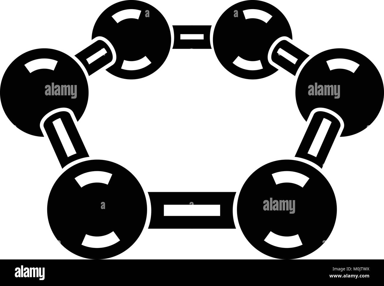 Molecule medical icon, simple black style Stock Vector Image & Art - Alamy