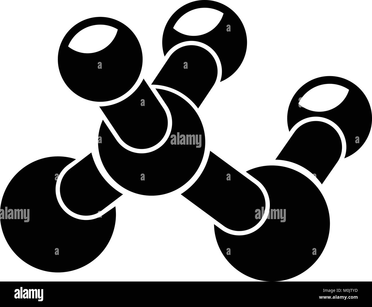 Molecule bio icon, simple black style Stock Vector Image & Art - Alamy