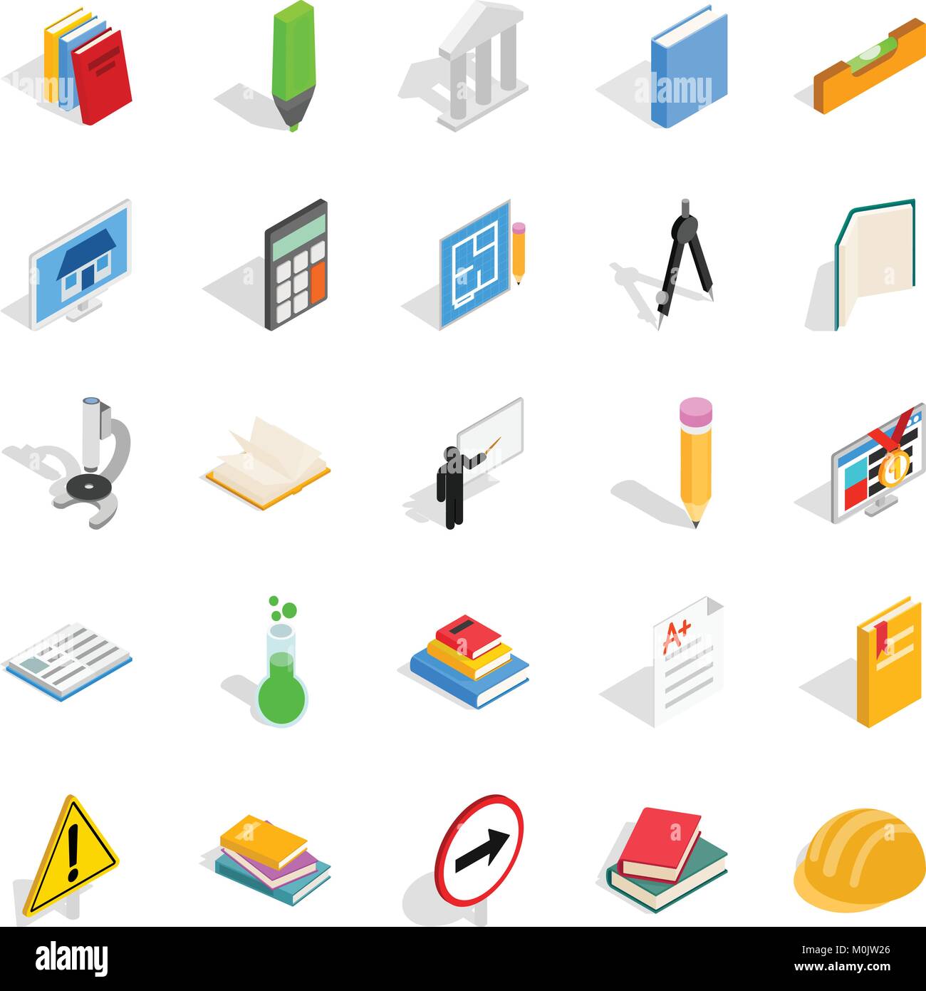 Quiz icons set, isometric style Stock Vector Image & Art - Alamy