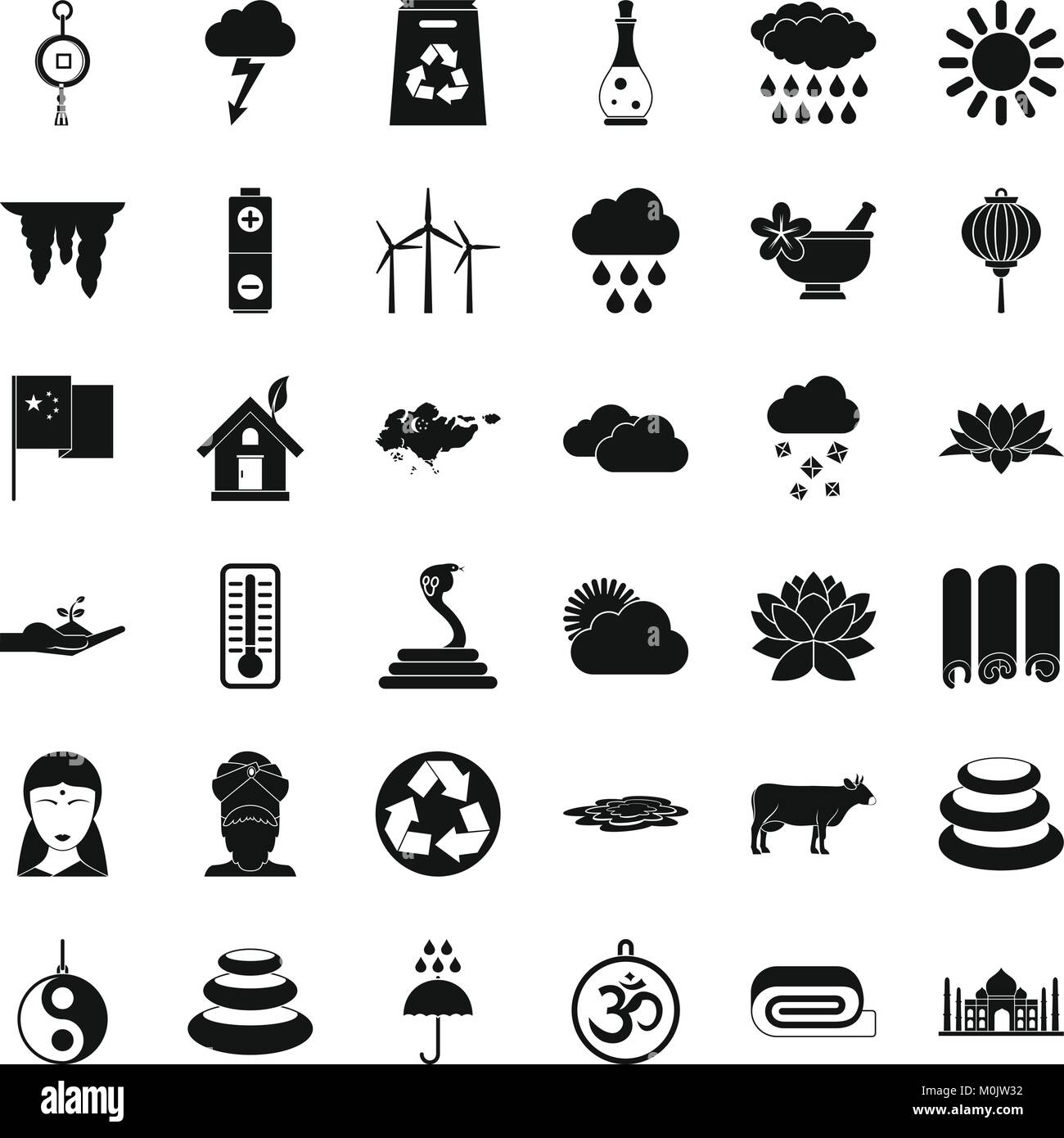 Asian architecture study Stock Vector Images - Alamy