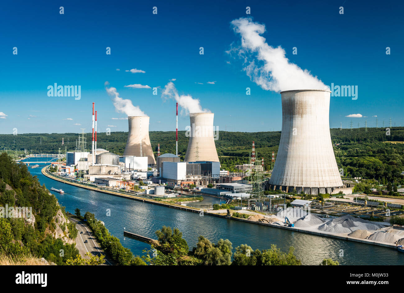 Tihange Nuclear Power Station Stock Photo - Alamy