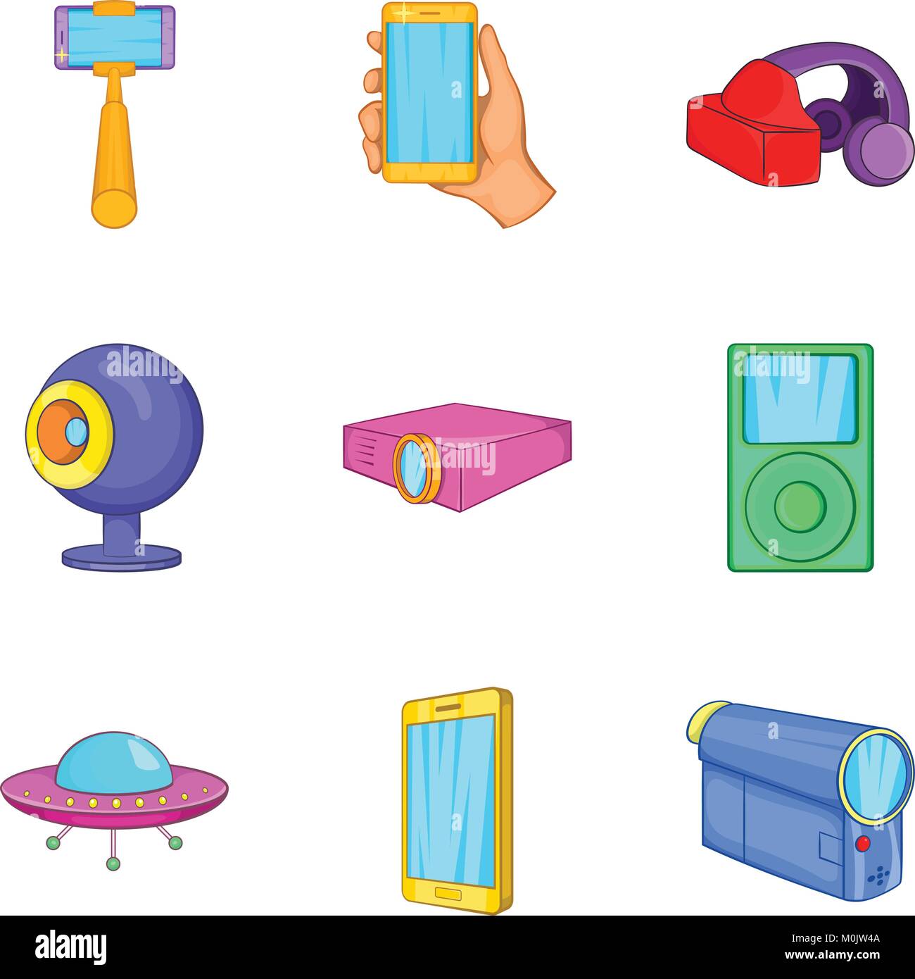 Contraption icons set, cartoon style Stock Vector Image & Art - Alamy