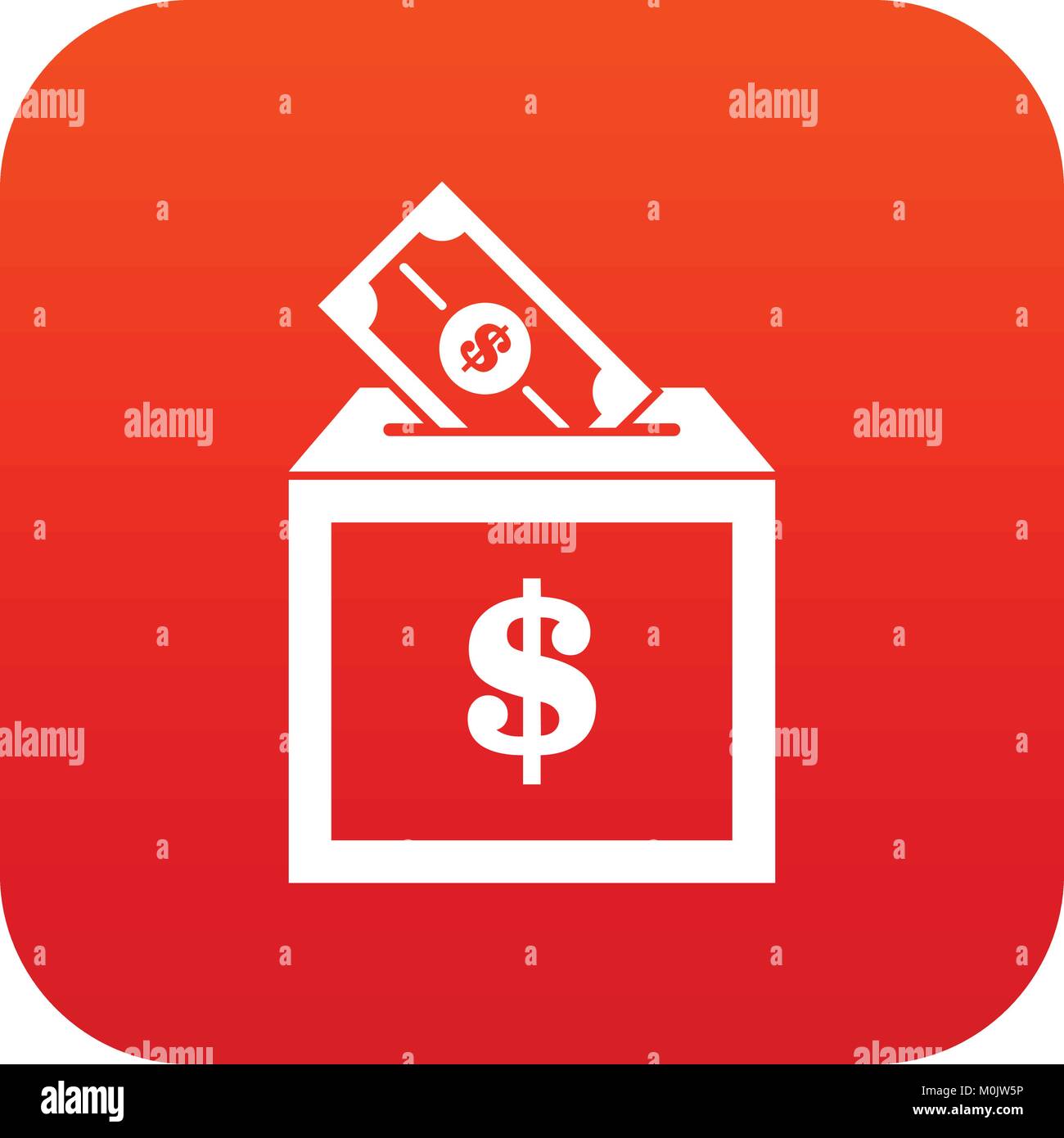 Digital charity box Stock Vector Images - Alamy