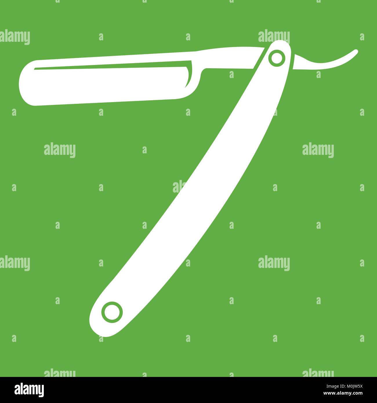 Razor blade icon green Stock Vector Image & Art - Alamy