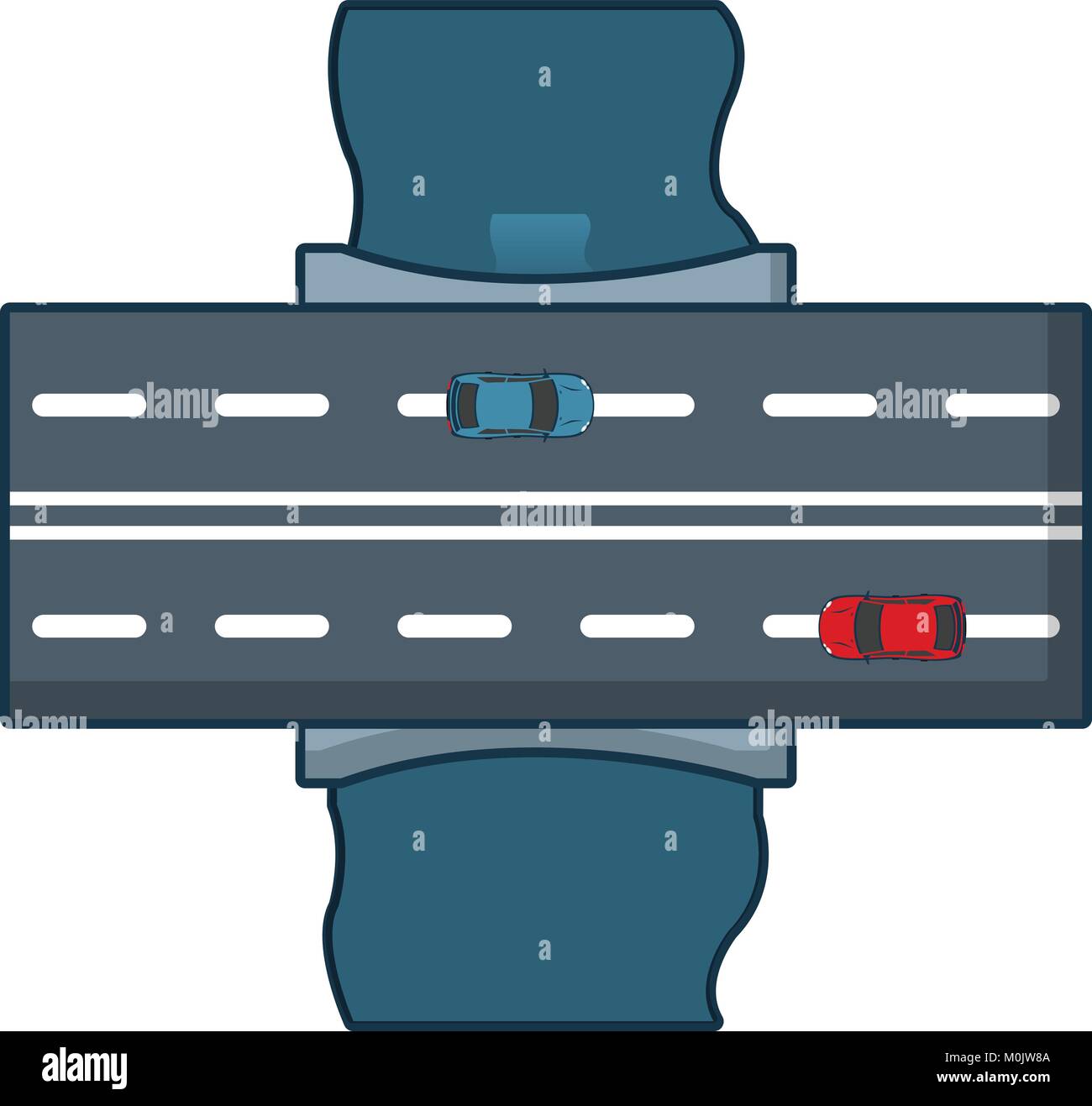 Race street bridge Stock Vector Images - Alamy