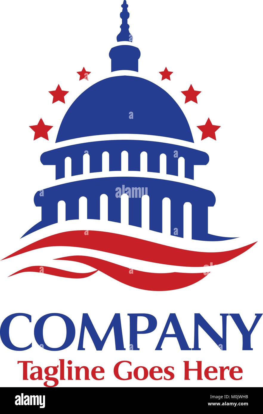 elegant building, Bank, finance, insurance vector logo template Stock ...