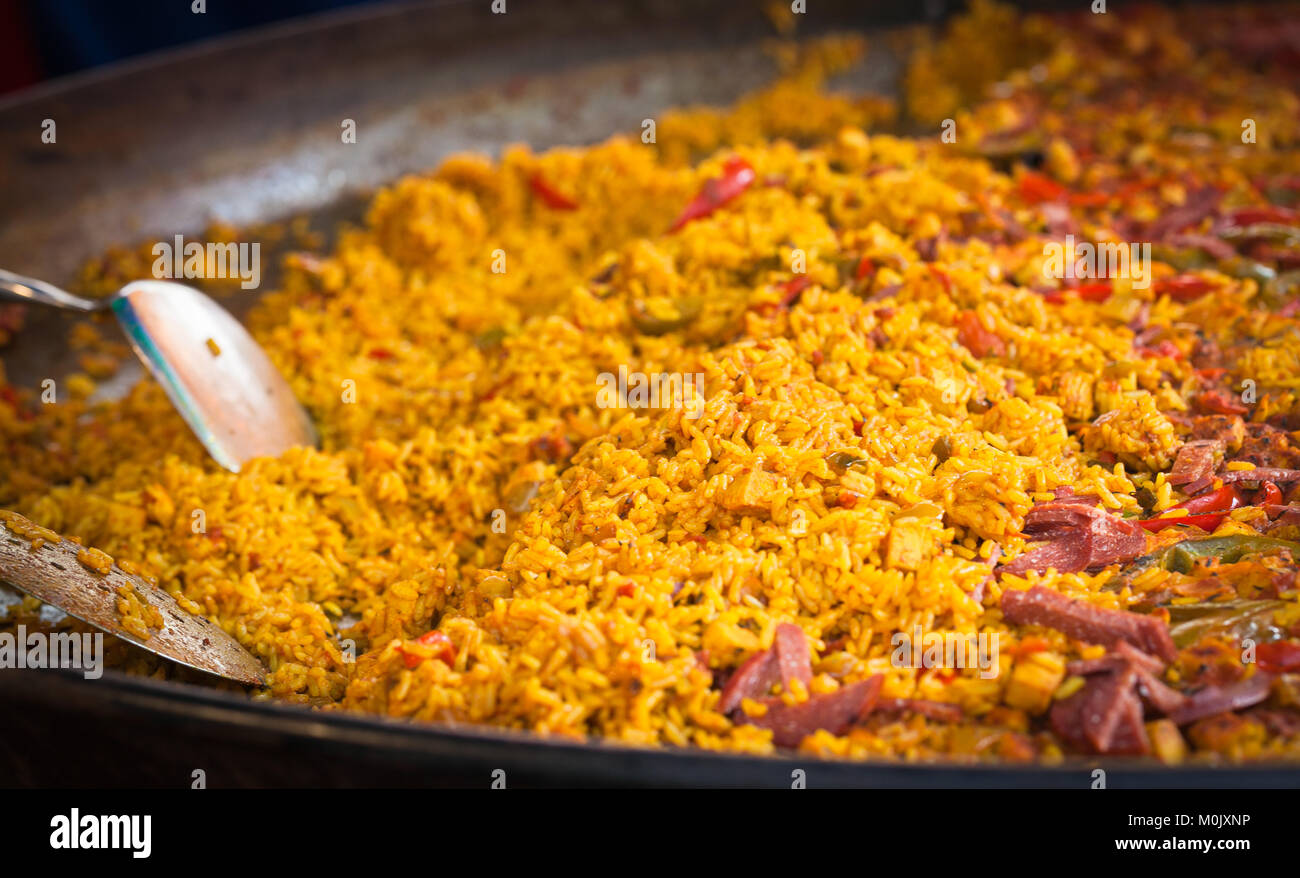 There was enough paella in this pan to feed half of Bicester. French ...