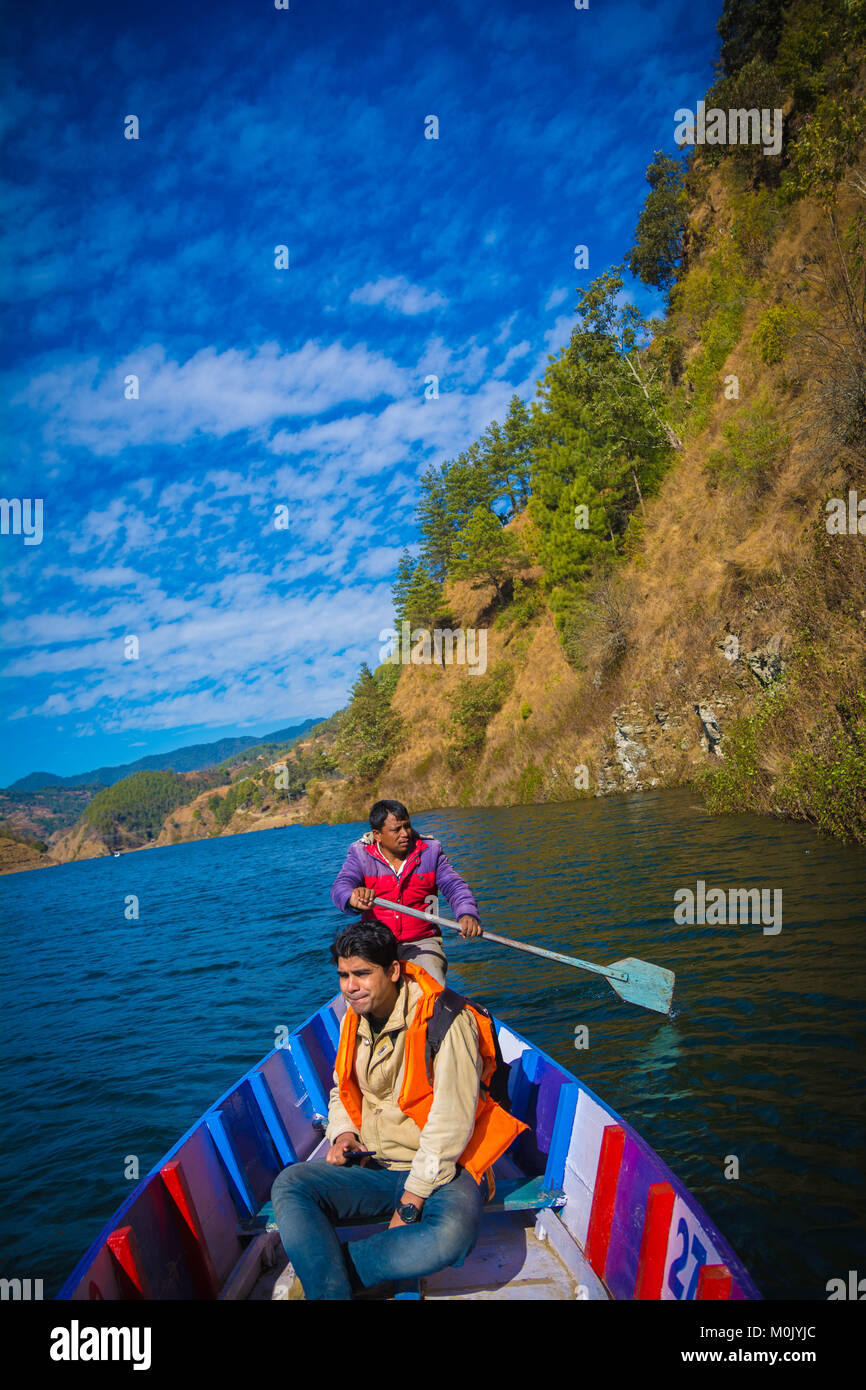 Man on Boat - Luxury and solitude Stock Photo - Alamy