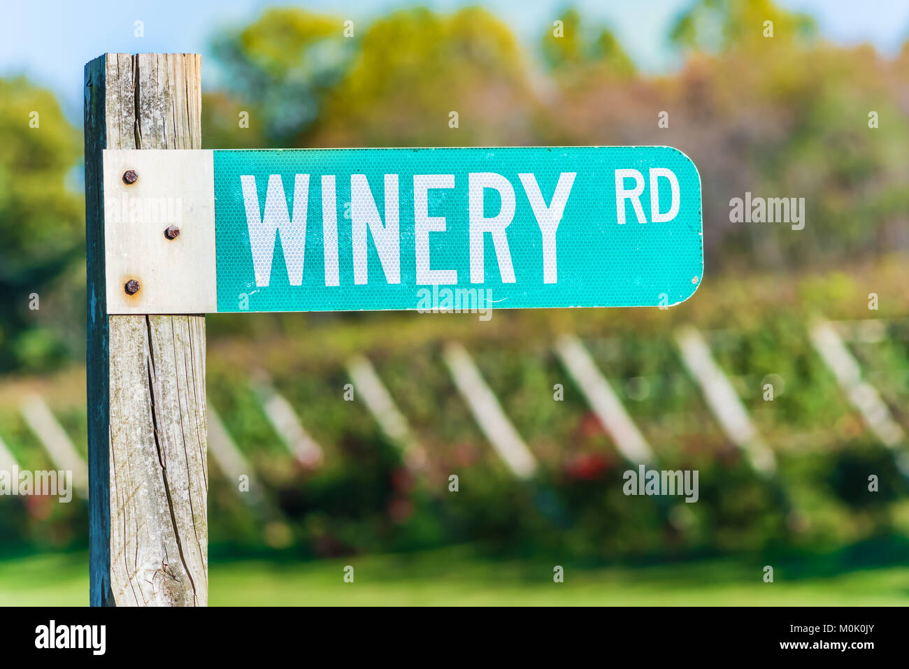 Grape vine pole hi-res stock photography and images - Alamy