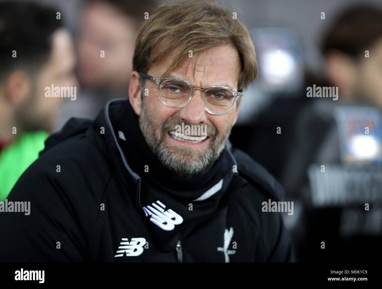 Liverpool manager Jurgen Klopp during the Premier League match at the ...