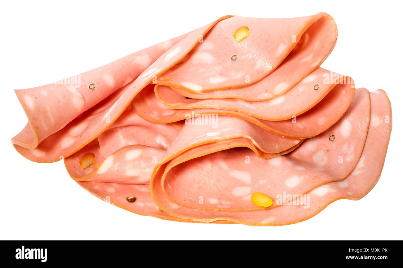 Mortadella Ham Cut Out Stock Images & Pictures - Alamy