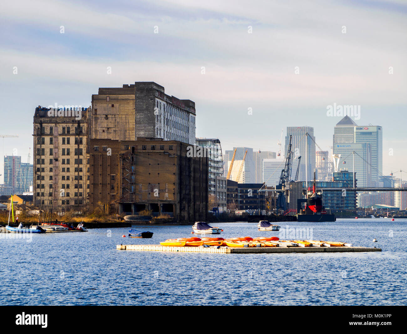 The Millennium Mills is a derelict turn of the 20th century flour mill ...