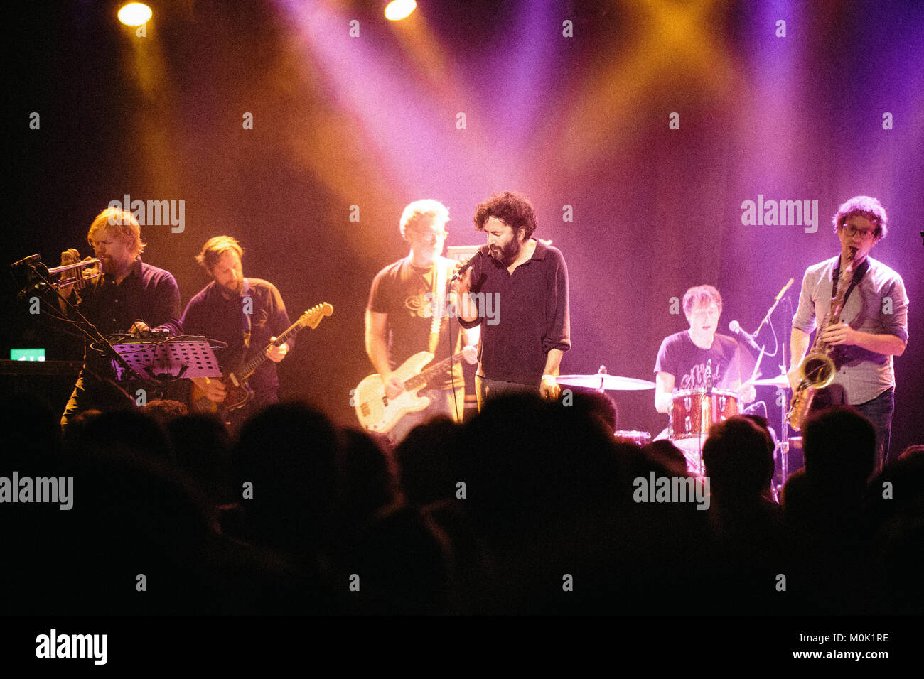 Destroyer, the American indie rock band, performs a live concert at ...