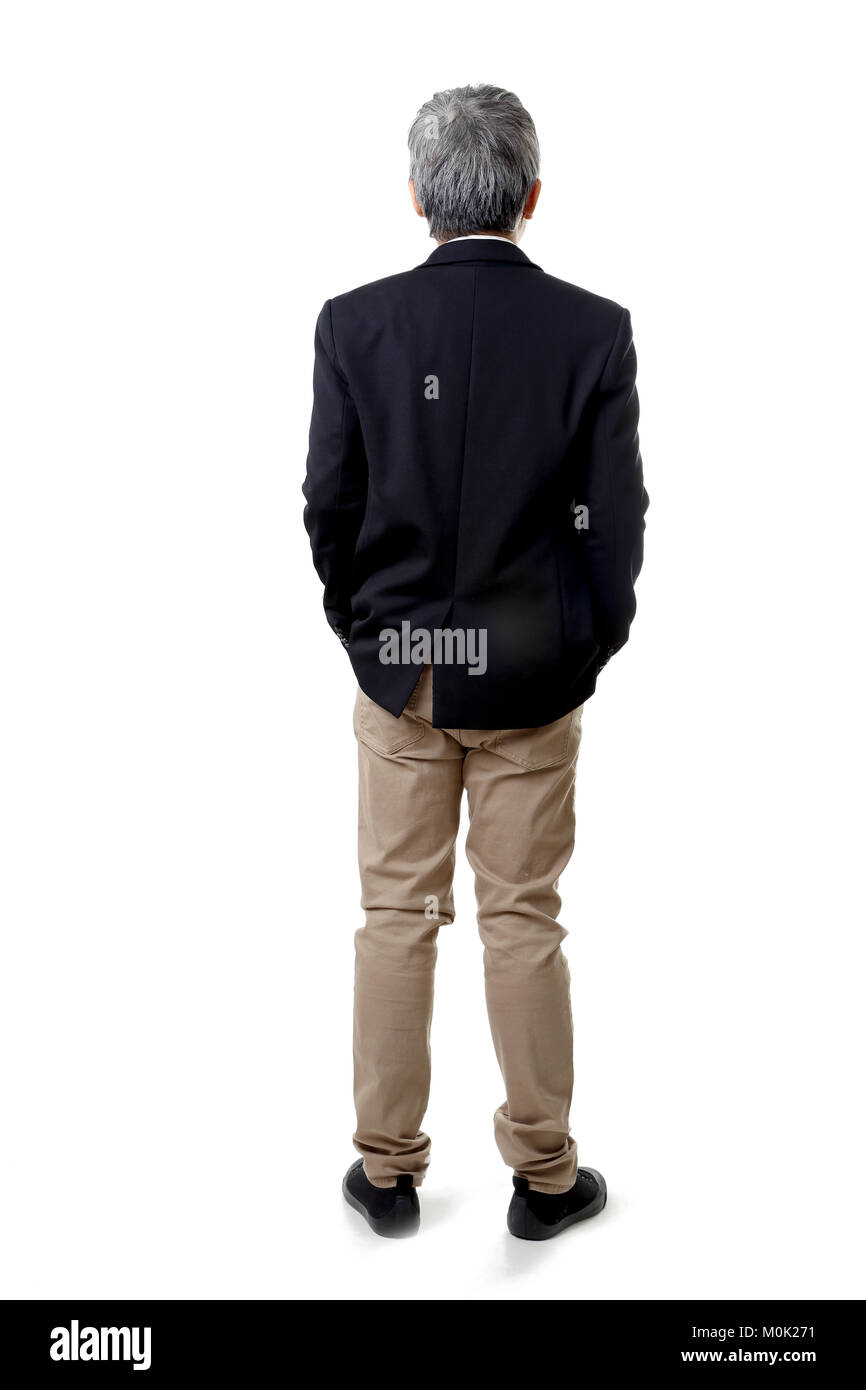 Old man standing behind Cut Out Stock Images & Pictures - Alamy
