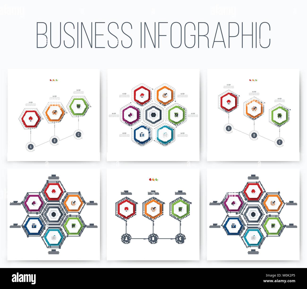Set with infographics Stock Vector Image & Art - Alamy