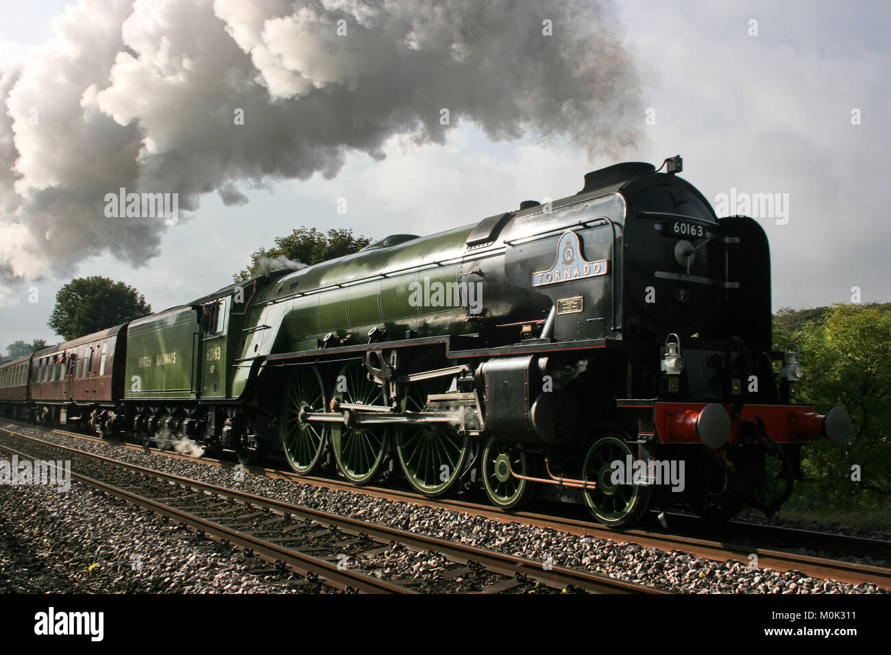 A1 Steam Locomotive Tornado with a Worcester to Carlisle Railtour ...