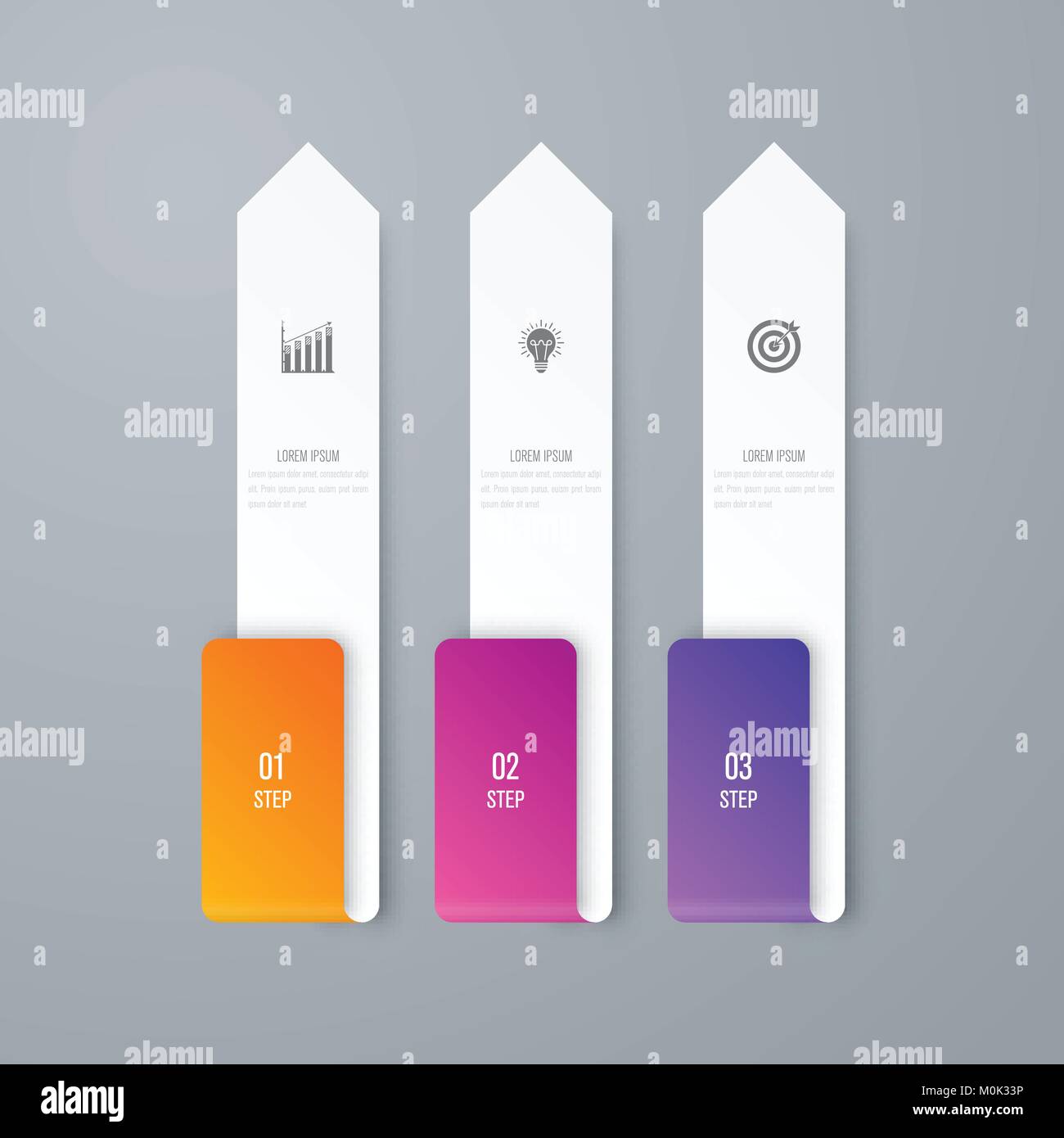 Vector illustration infographics 3 options Stock Vector Image & Art - Alamy