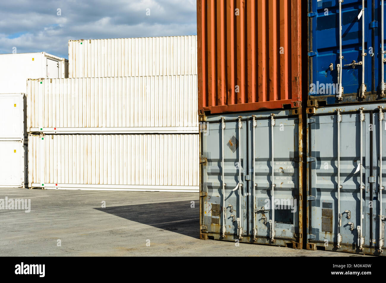 Refrigerated shipping containers hi-res stock photography and images ...