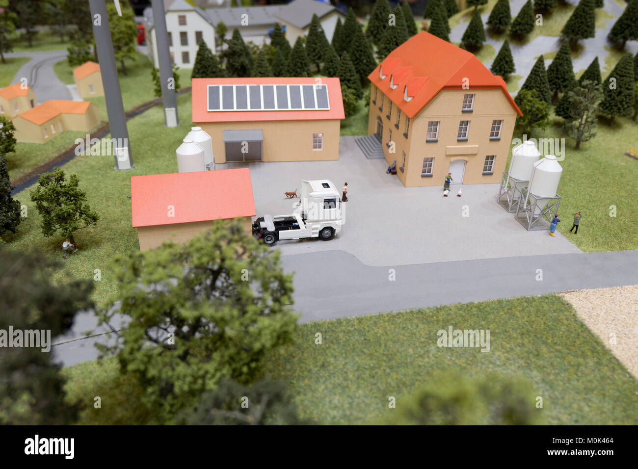 small model farm houses Stock Photo - Alamy