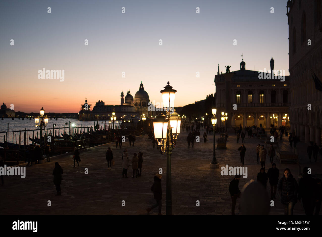 Pink sunset venice italy hi-res stock photography and images - Alamy